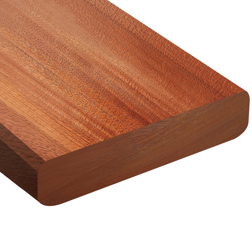 Sapele Wide Slat - Contemporary Fencing